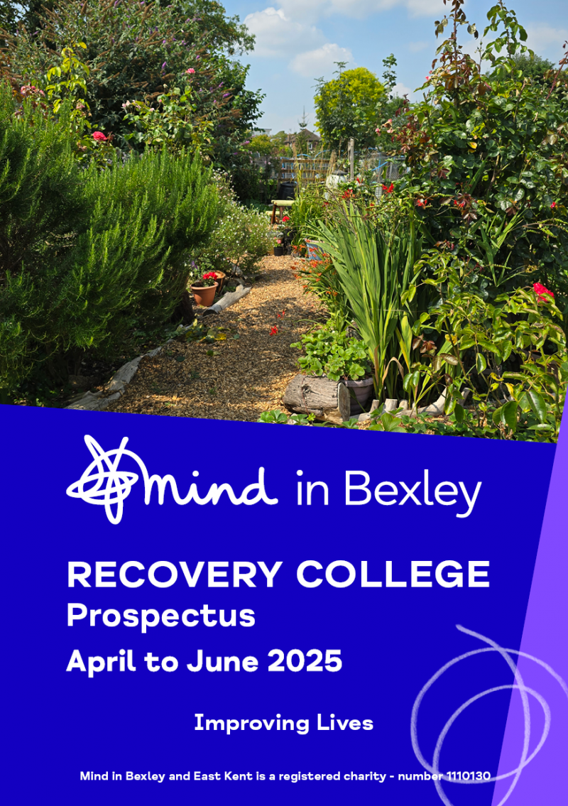 The new Recovery College Prospectus is out now! - Mind in Bexley